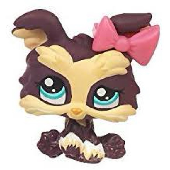 Littlest Pet Shop | Toys | Littlest Pet Shop Purple Beige Yorkie Blue ...